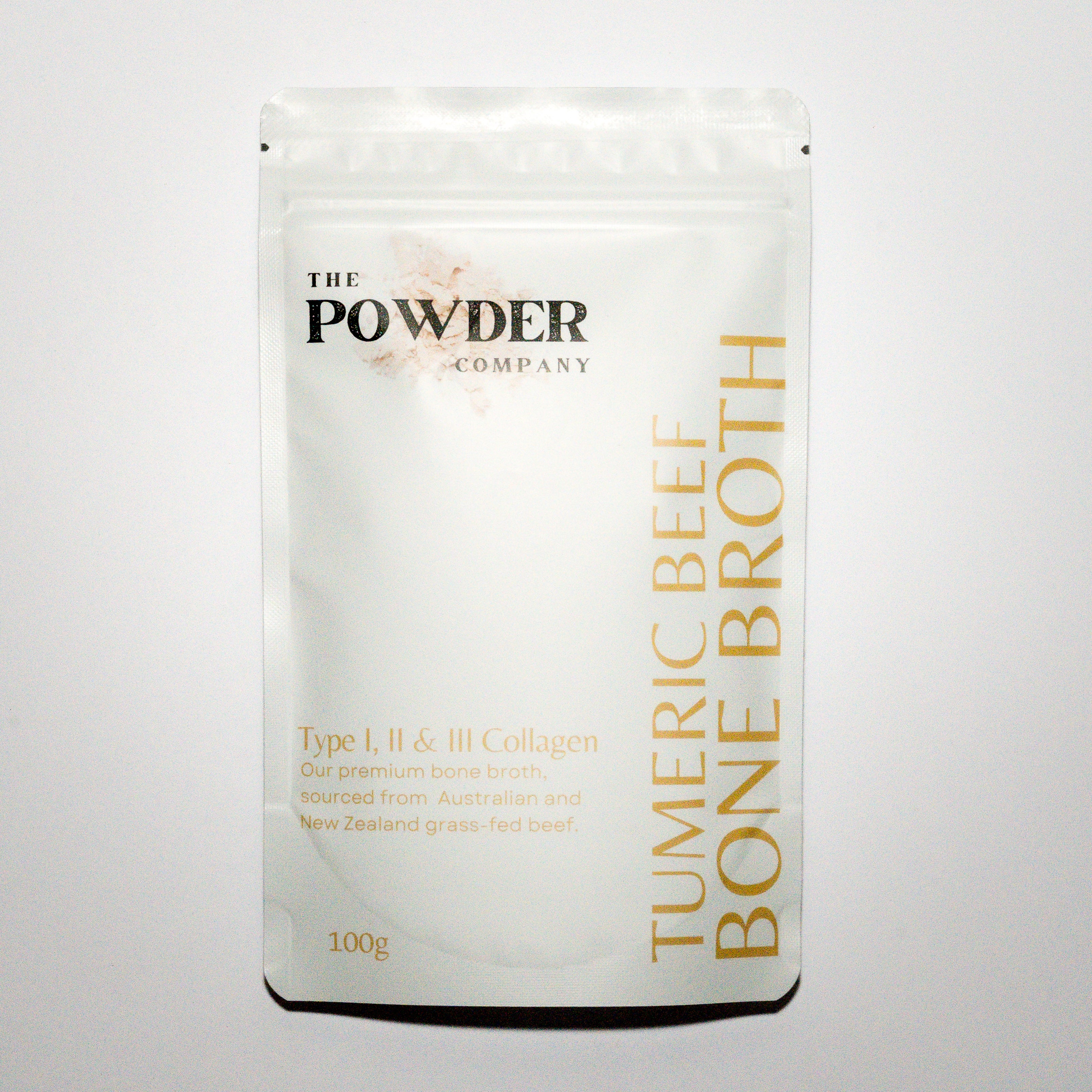Tumeric Beef Bone Broth - 100g – The Powder Company